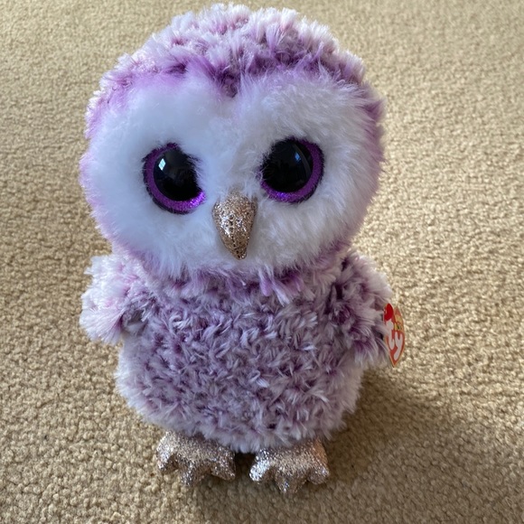 Ty | Toys | Ty Beanie Babies Boo Moonlight The Owl Sparkly Bird Large ...